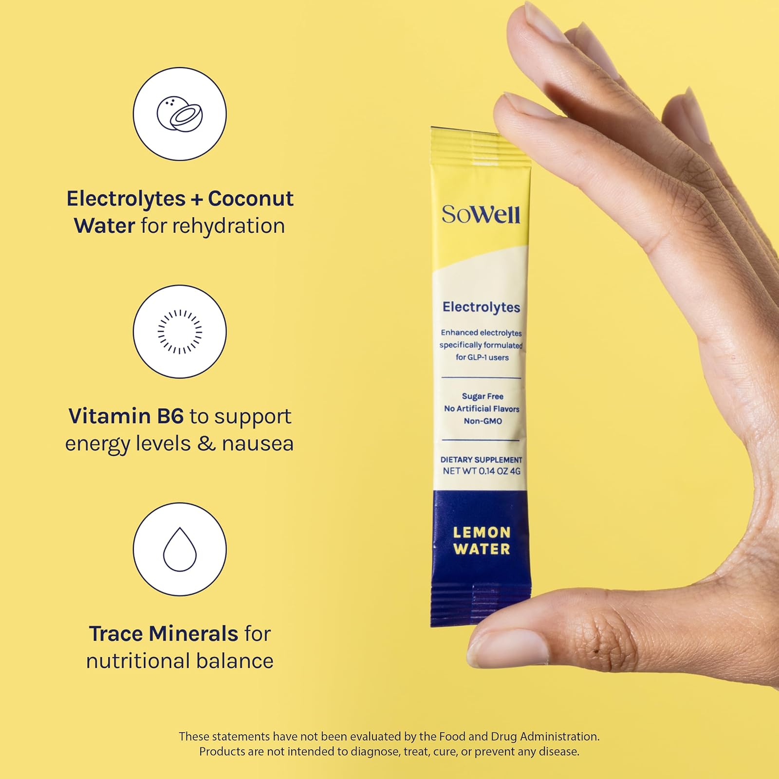 lemon drink mix with electrolytes
