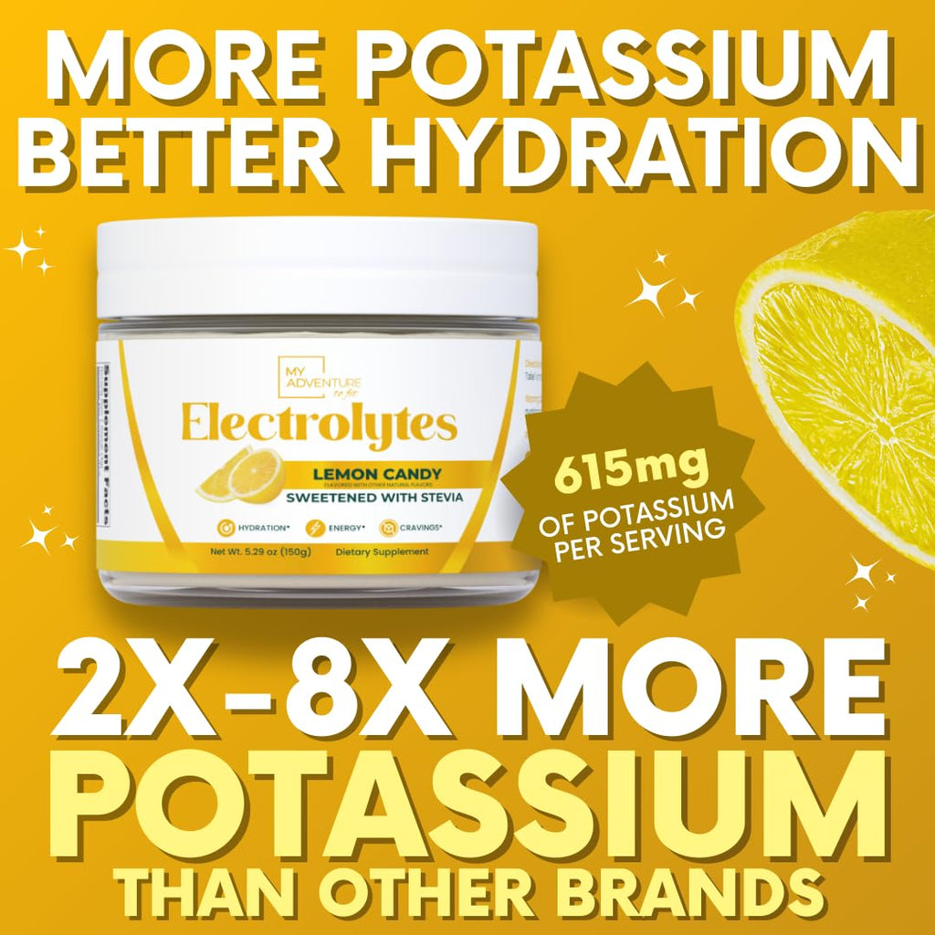 lemon electrolyte powder for energy boost