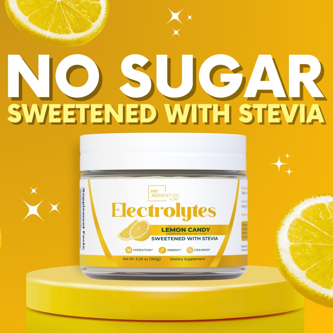 lemon electrolyte powder for hydration