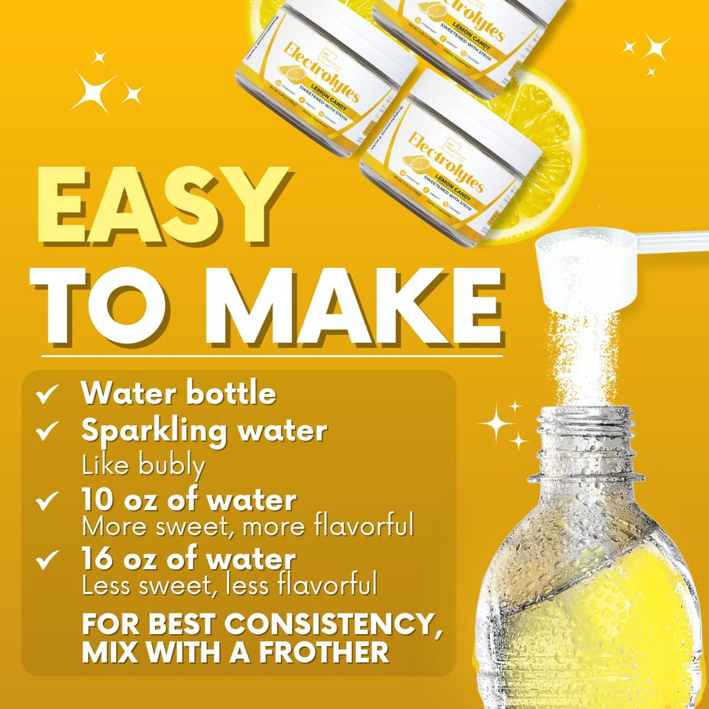 lemon electrolyte powder for workouts