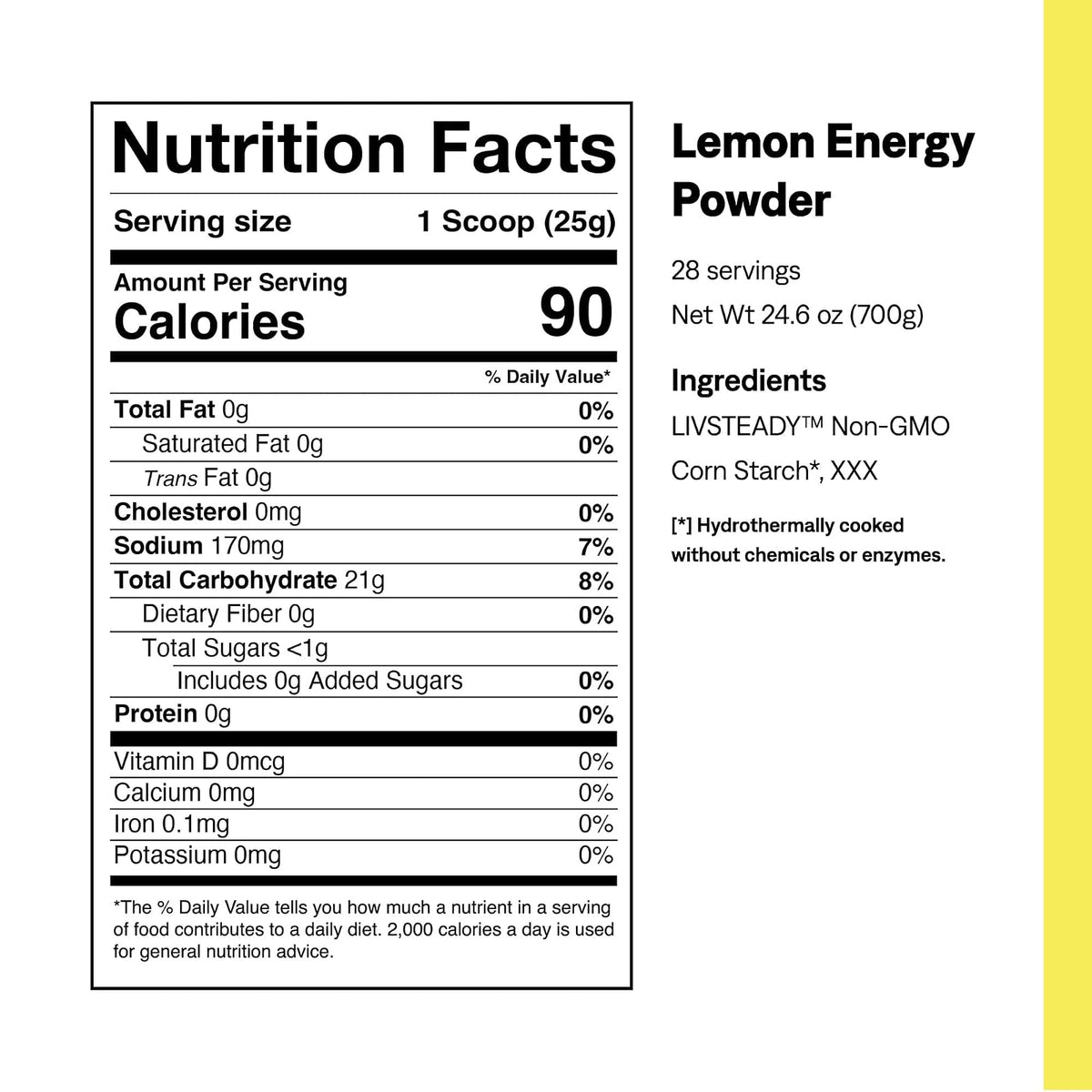 lemon endurance drink mix for athletes