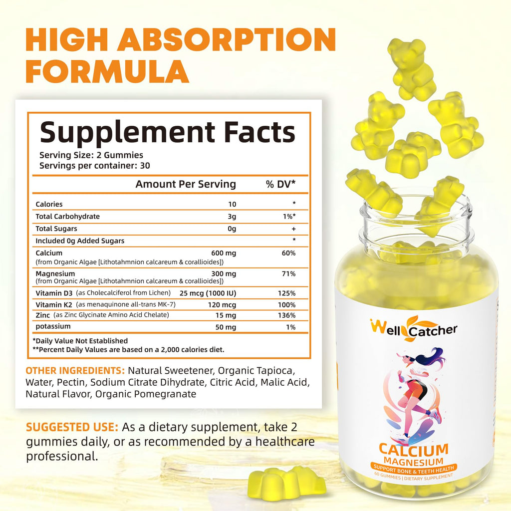 lemon flavored calcium gummies