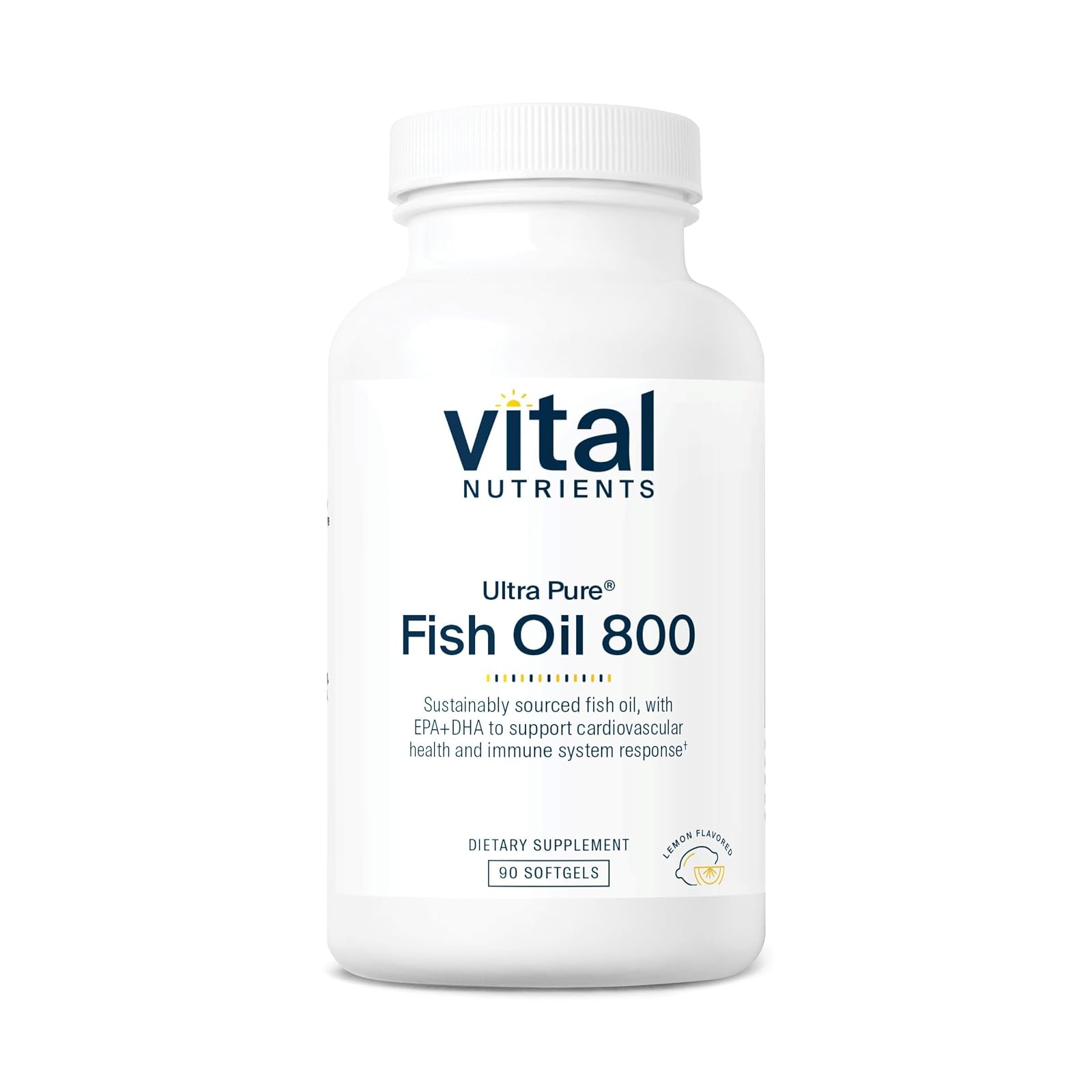 lemon flavored fish oil softgels