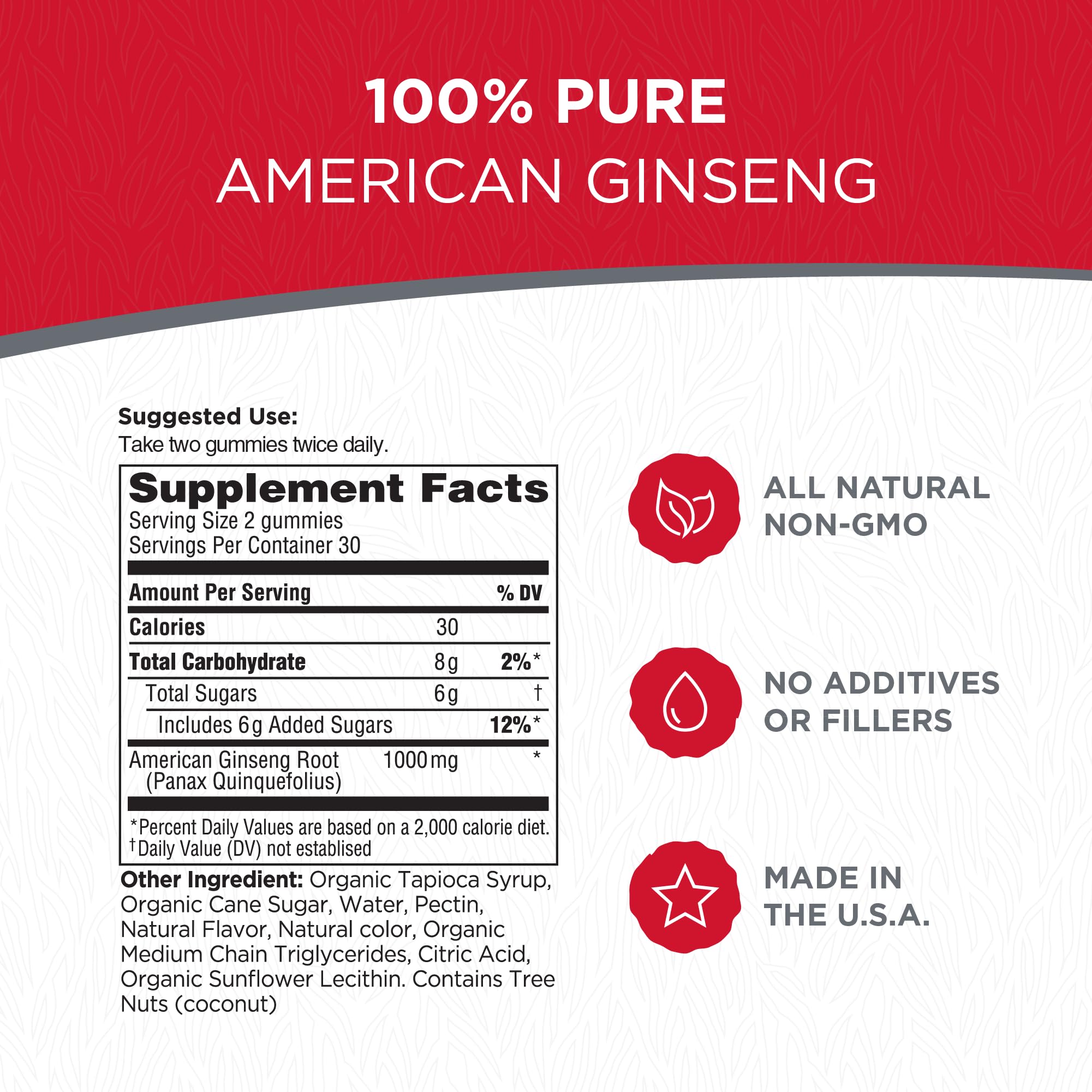 lemon flavored ginseng supplement