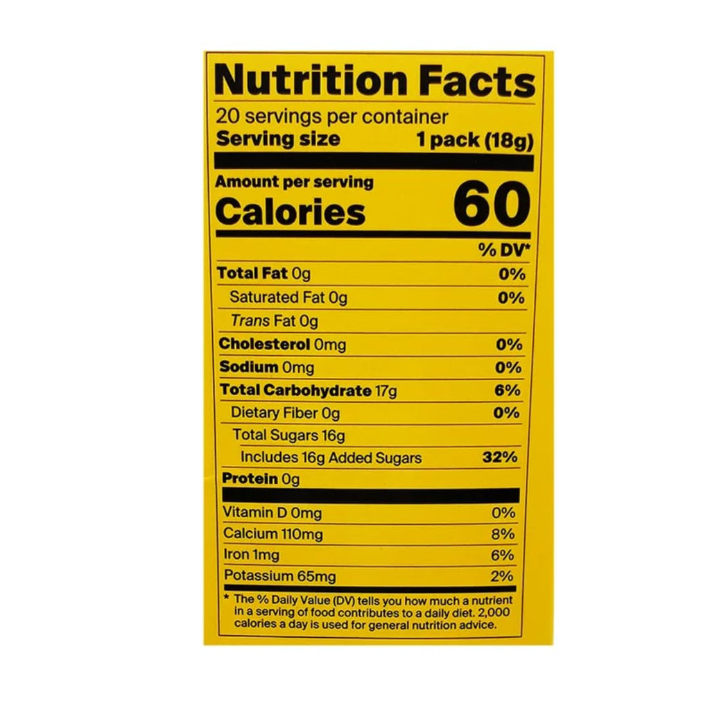 lemon flavored herbal tea bags