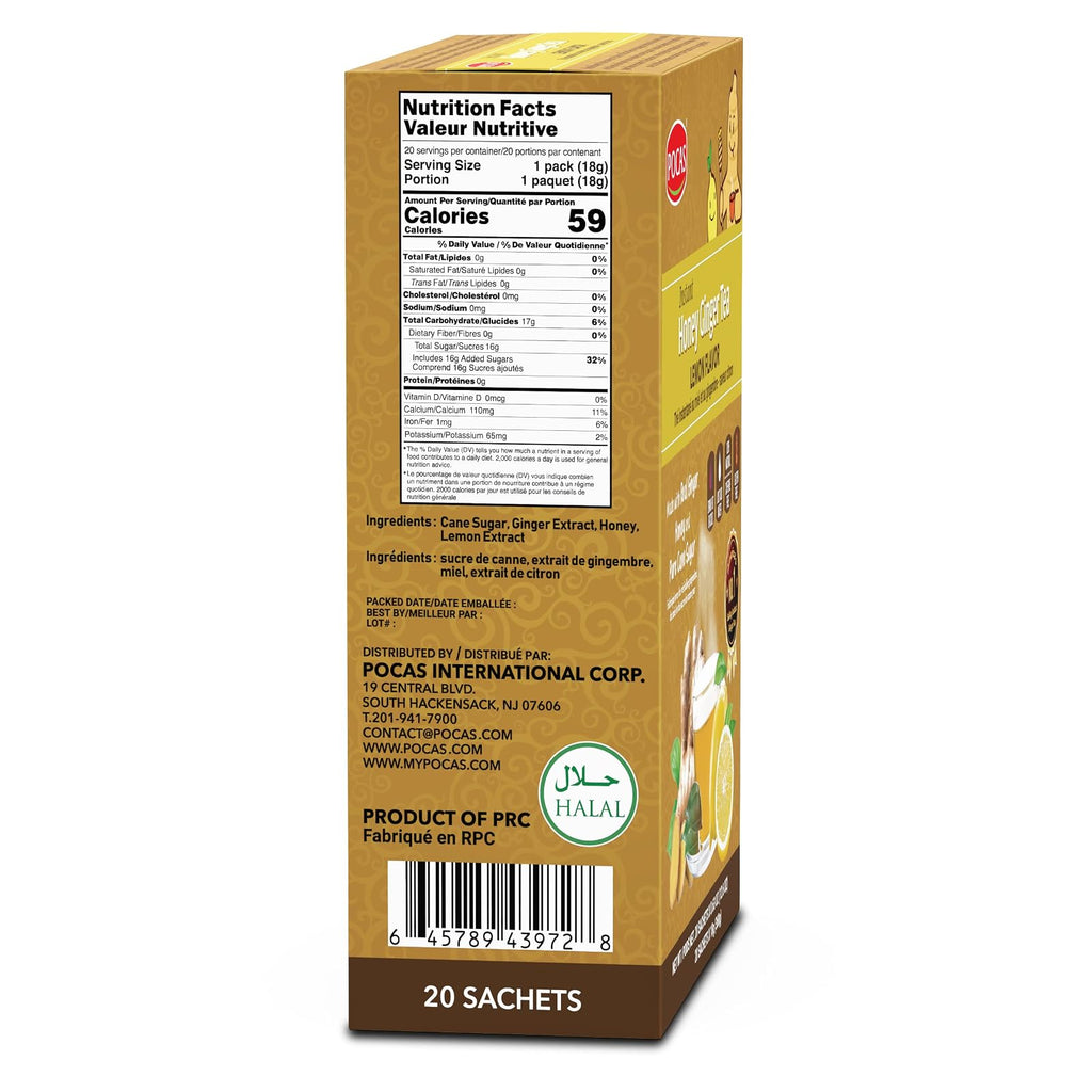 lemon flavored herbal tea packets