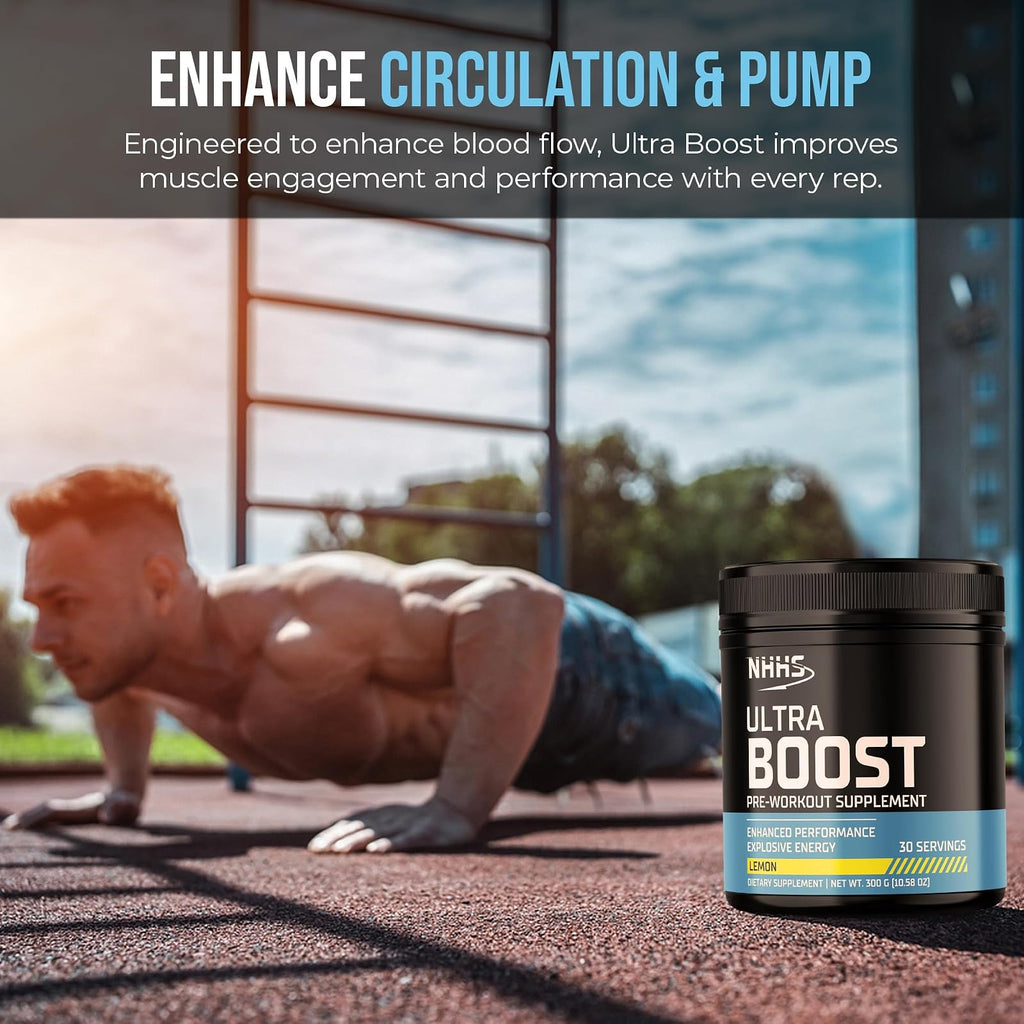 lemon flavored pre-workout supplement