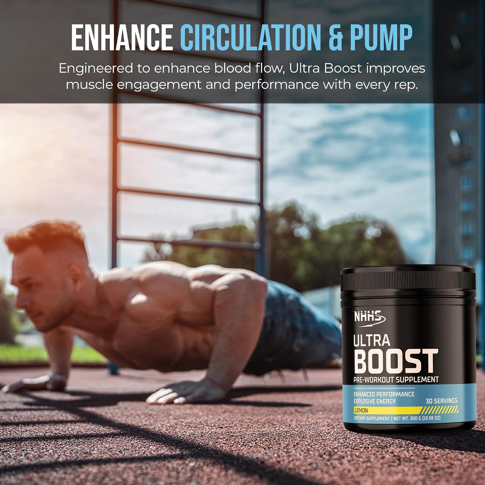 lemon flavored pre-workout supplement