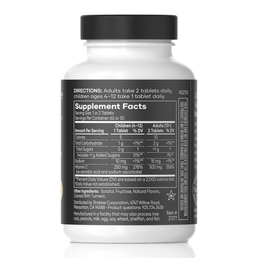 lemon flavored vitamin C supplement