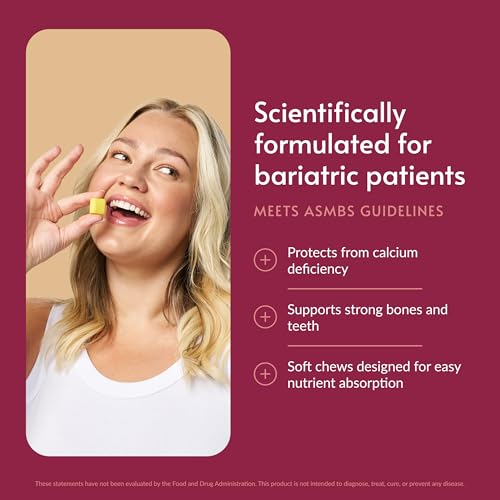 Lemon flavour calcium chewy bites