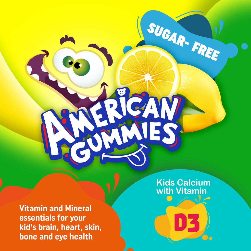 Lemon flavour calcium supplements