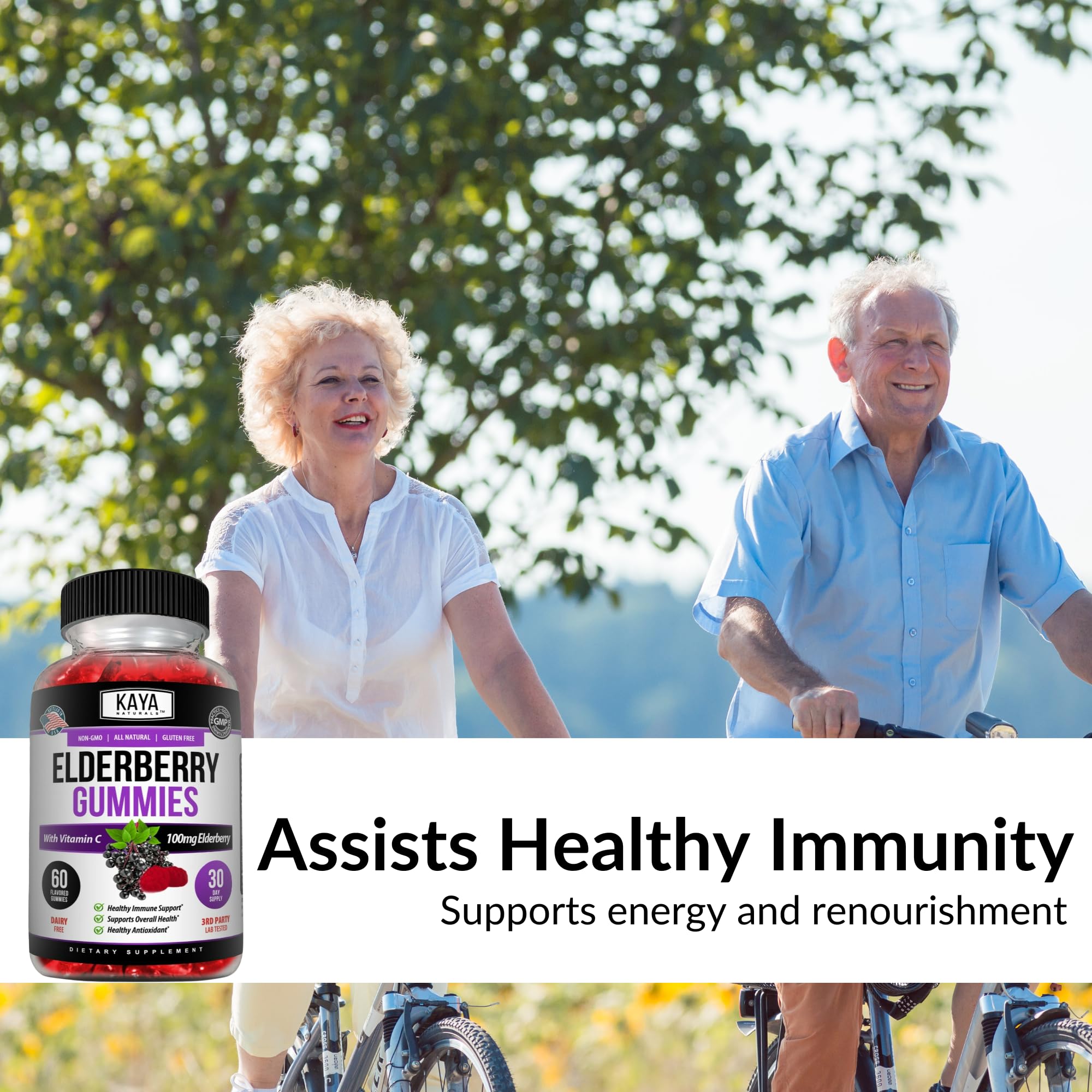 lemon flavour elderberry gummy vitamins
