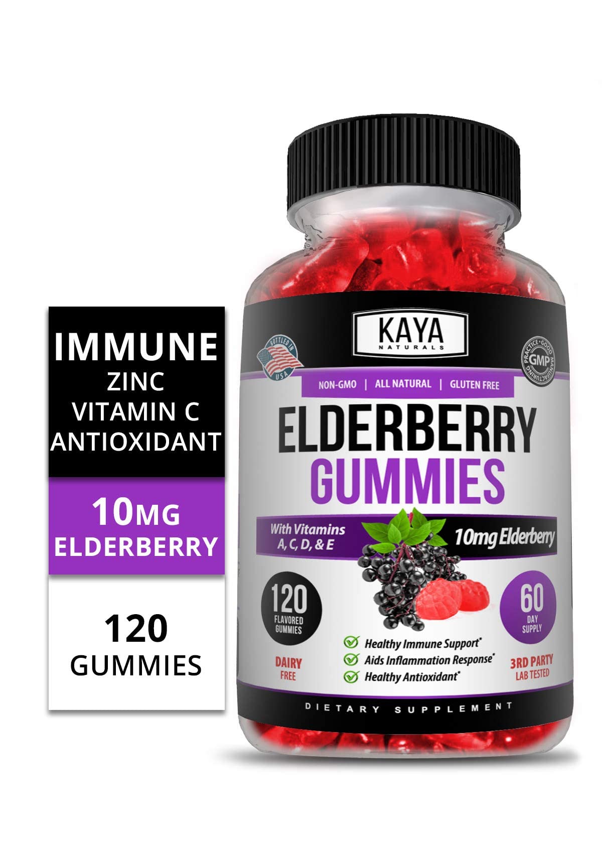 lemon flavour elderberry supplements