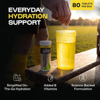 Lemon flavour electrolyte tablets