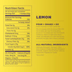 lemon flavour energy supplement