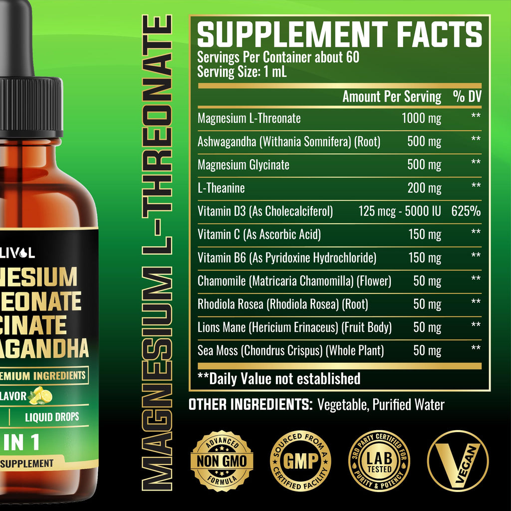 lemon flavour magnesium drops for energy