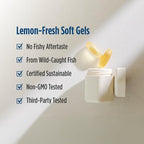lemon flavoured fish oil supplement