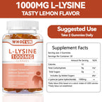 lemon flavoured l-lysine supplements