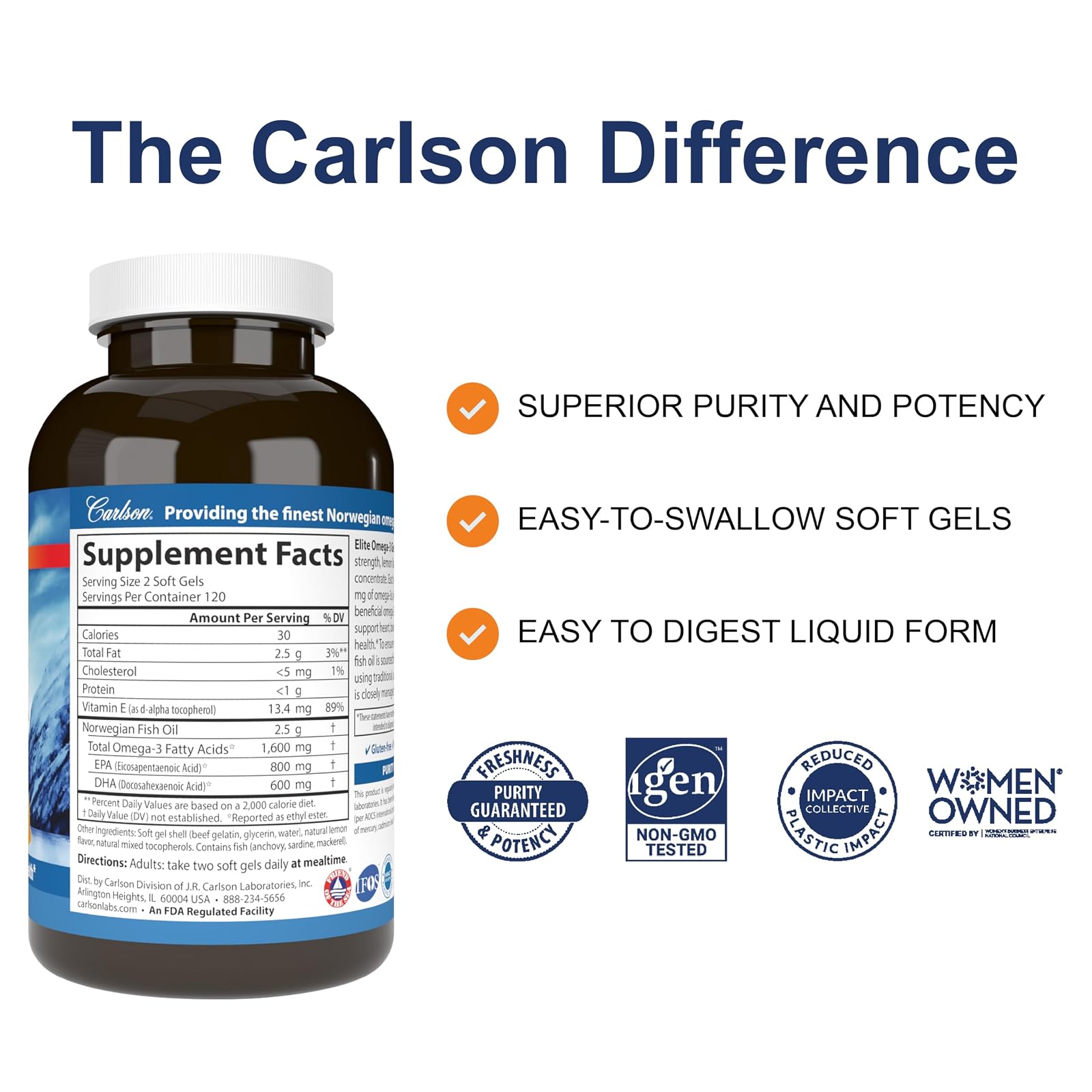 Lemon flavoured omega 3 fish oil
