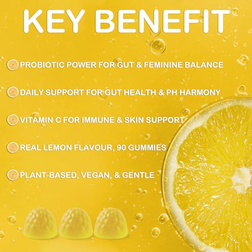 lemon flavoured probiotic multivitamins