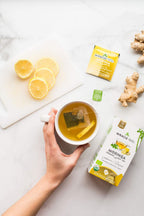 lemon ginger herbal tea blend
