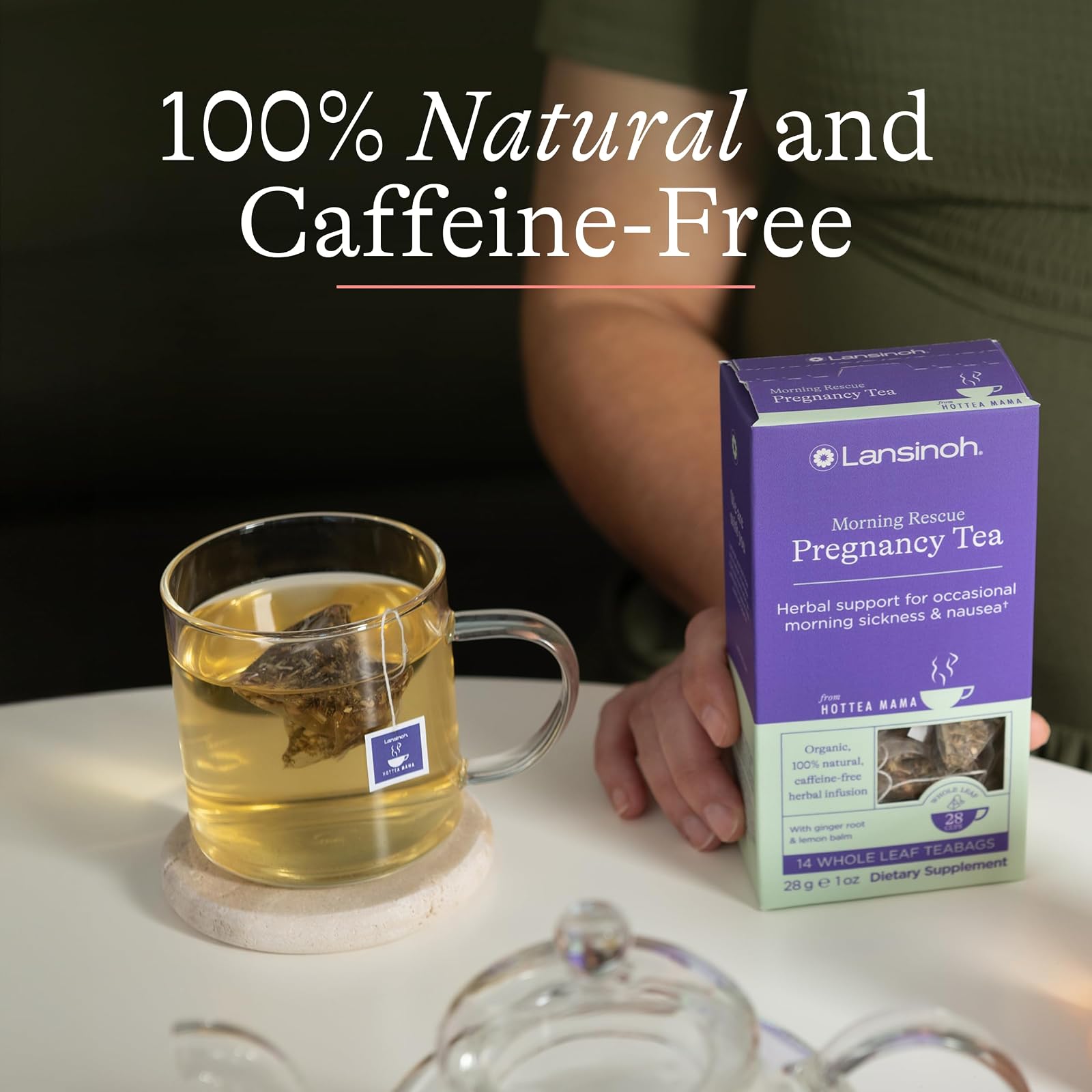 Lemon ginger tea for pregnancy comfort
