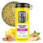 Lemon ginger turmeric herbal tea