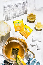 lemon infused herbal tea blend