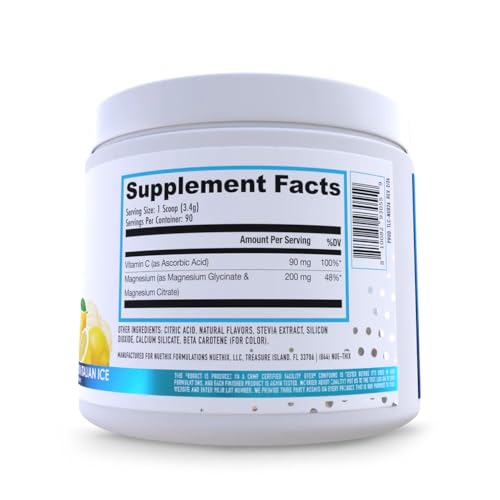 Lemon Italian Ice magnesium for relaxation