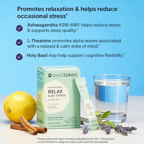 Lemon lavender flavour for relaxation
