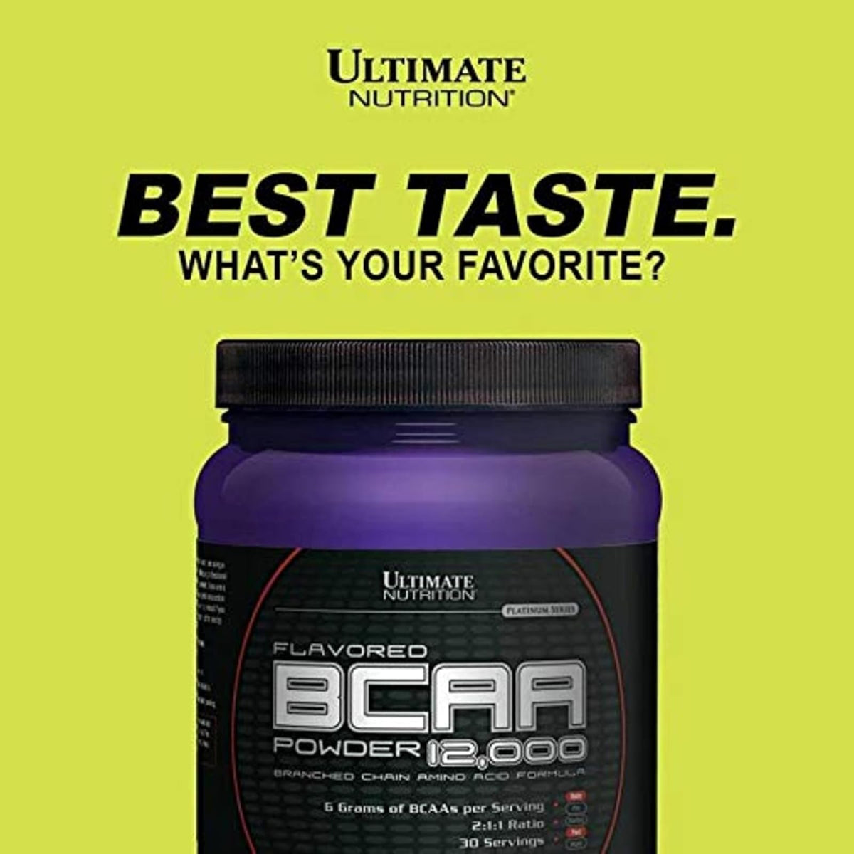 Lemon lime BCAA for workout energy