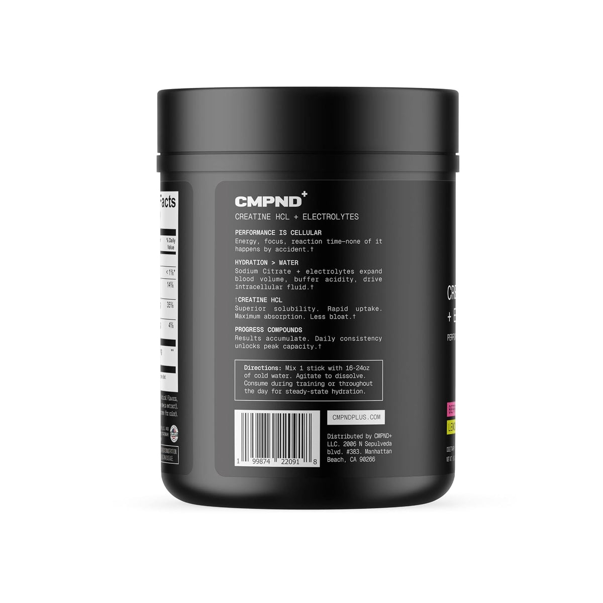 lemon lime creatine electrolyte blend