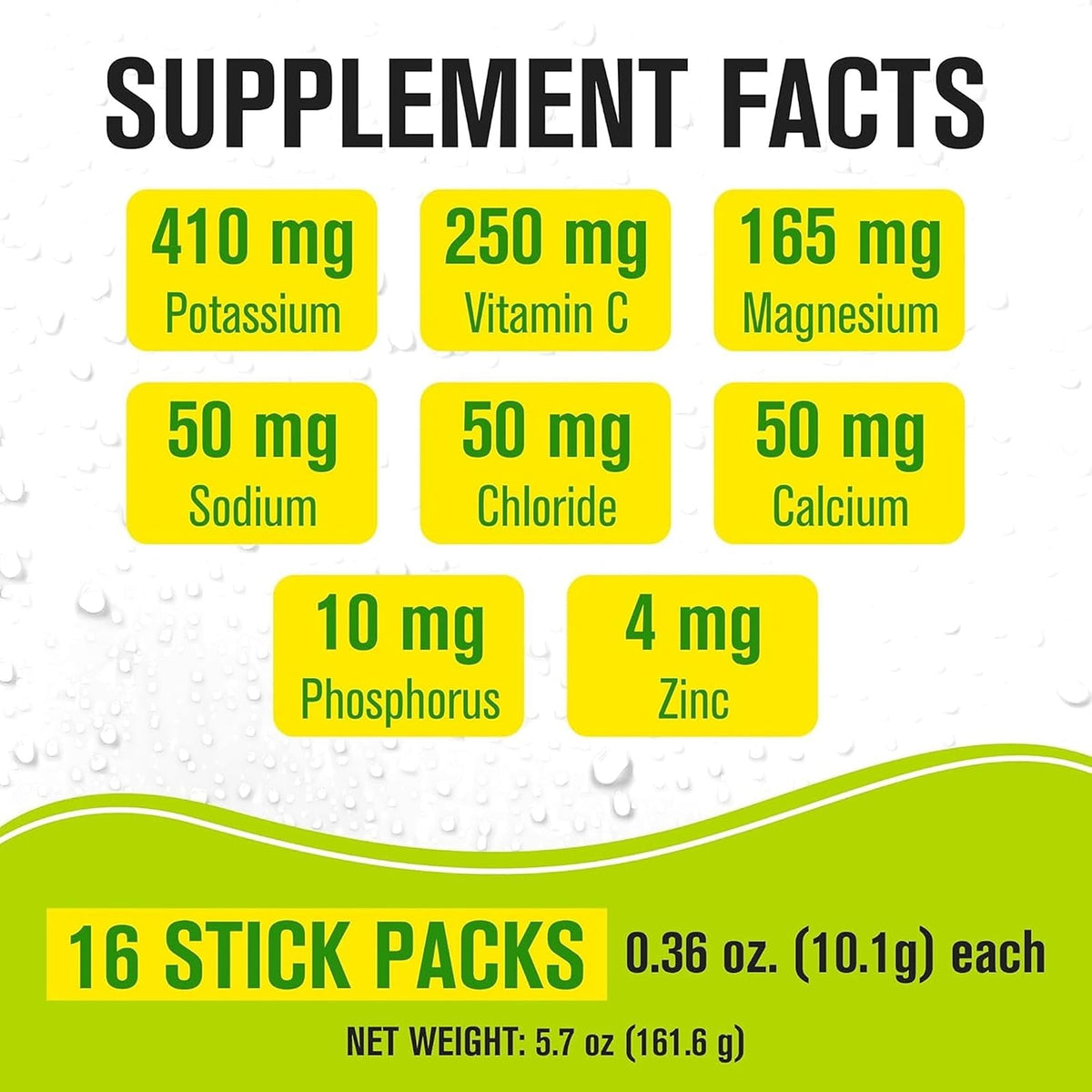lemon lime electrolyte powder for energy