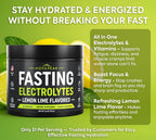 Lemon lime electrolyte powder for energy