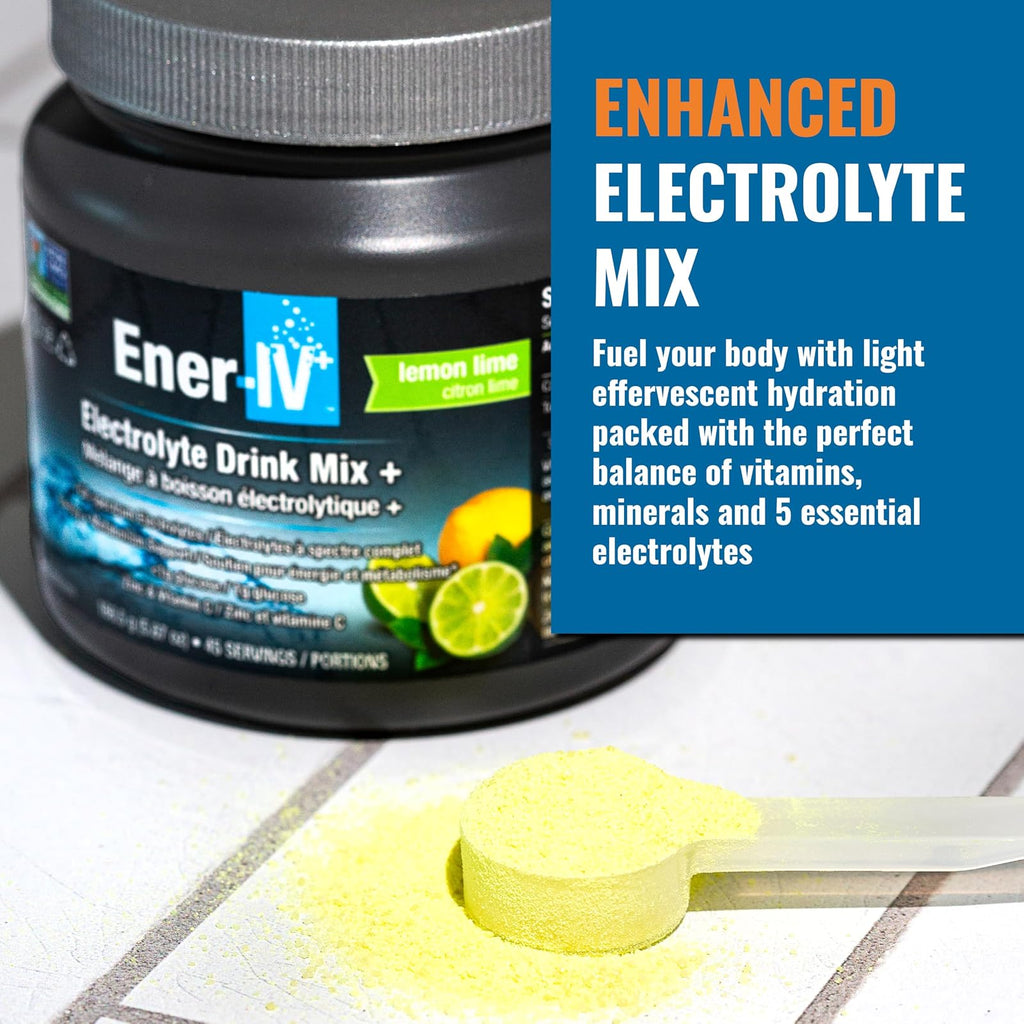 Lemon lime electrolyte powder for hydration