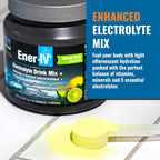 Lemon lime electrolyte powder for hydration
