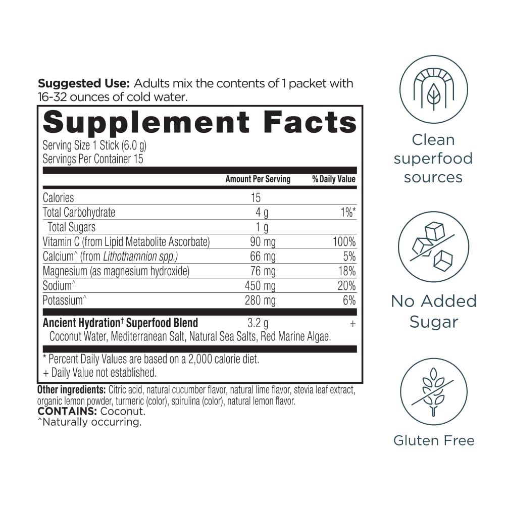 lemon lime electrolyte powder hydration