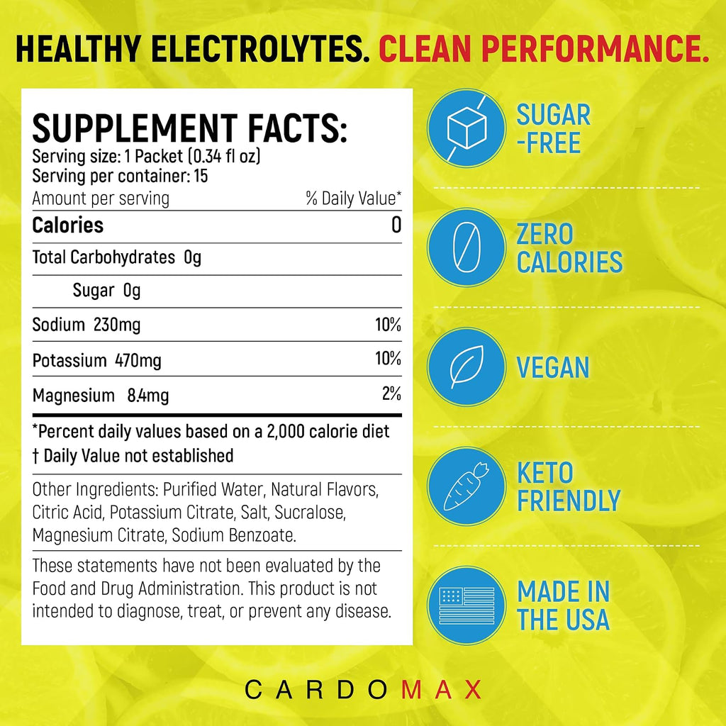 Lemon lime electrolyte tablets for energy