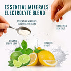 Lemon lime electrolytes for workout recovery