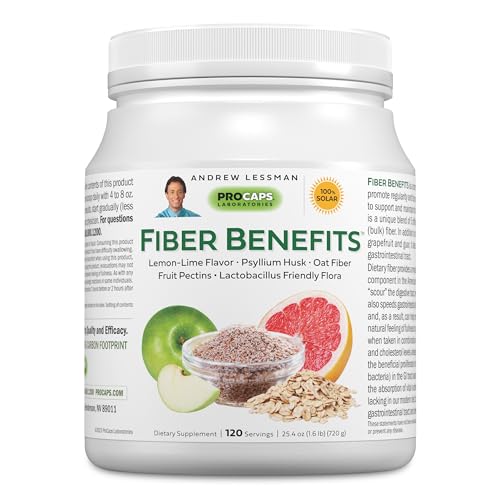 lemon-lime flavored fiber powder