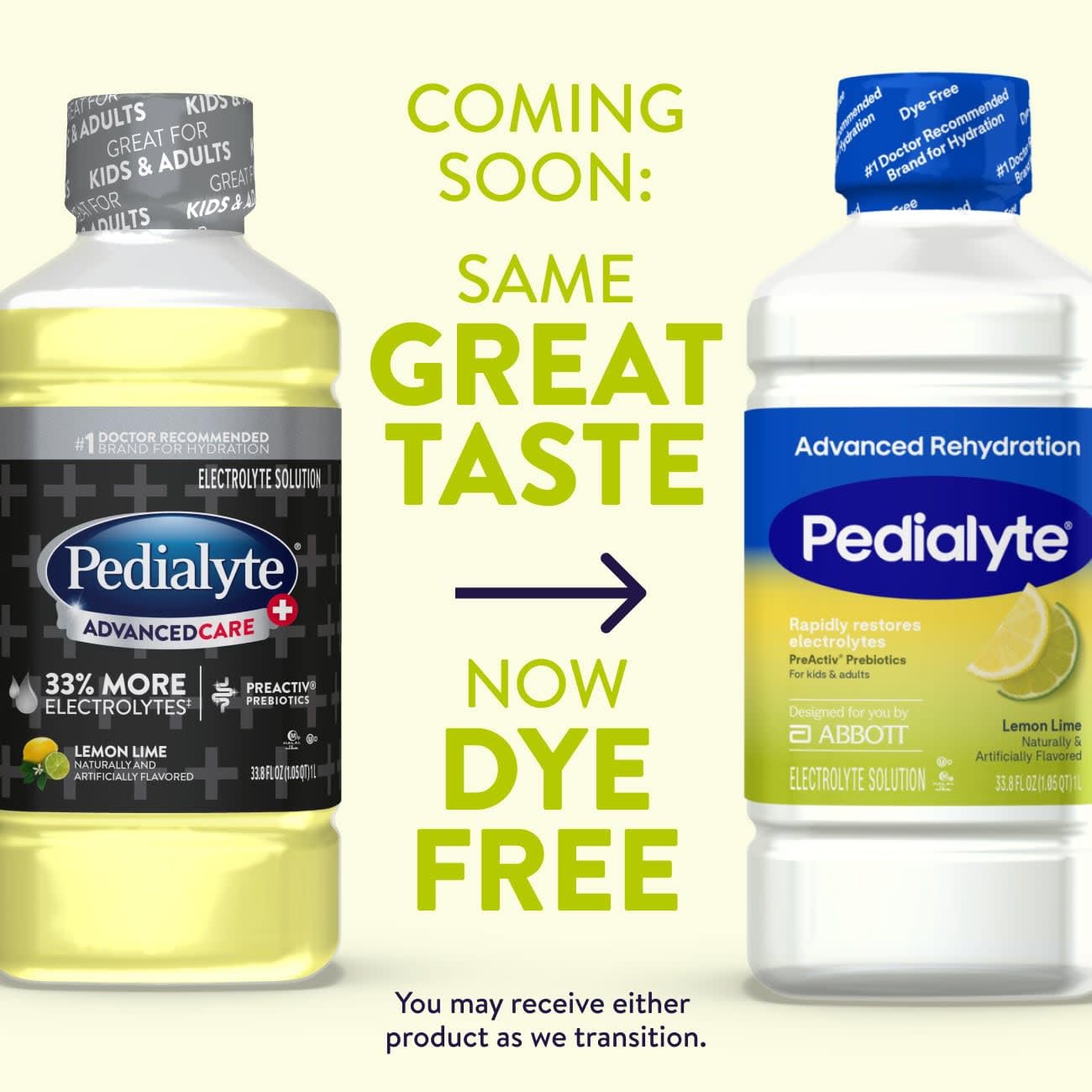 Lemon lime flavour electrolyte beverage