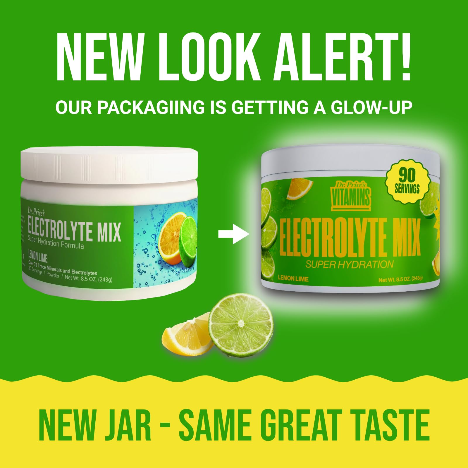 lemon lime flavour electrolyte drink mix