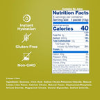 Lemon lime flavour electrolyte drink mix