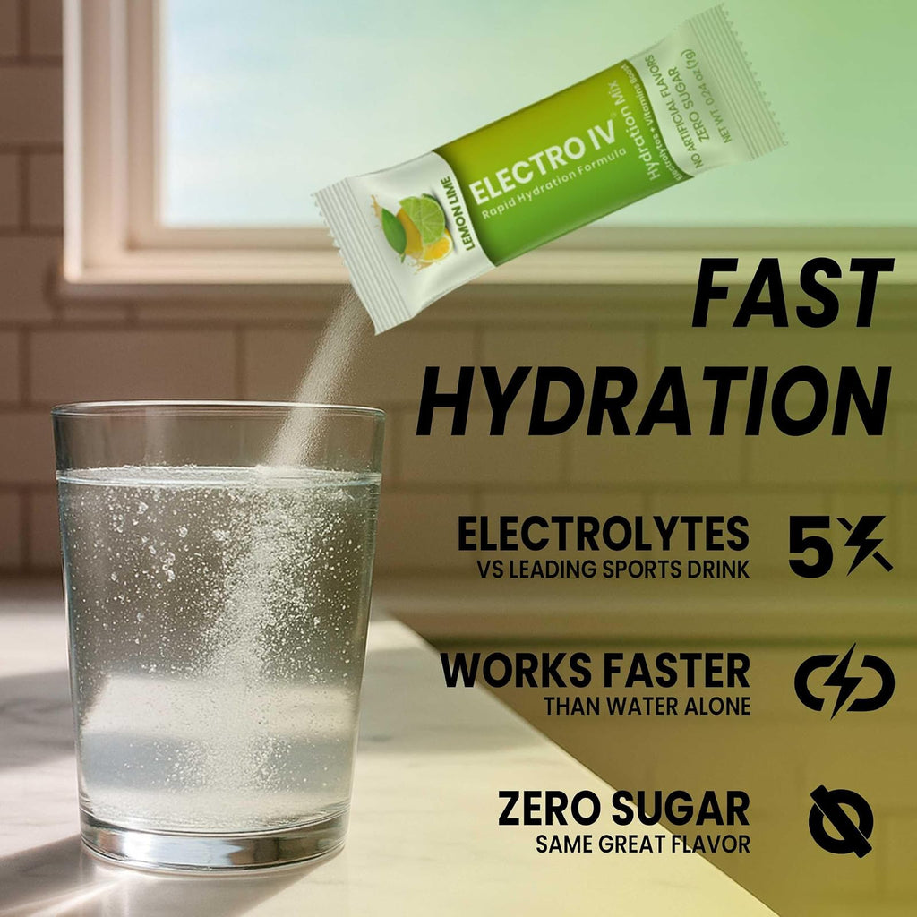 Lemon lime flavour electrolyte drink mix