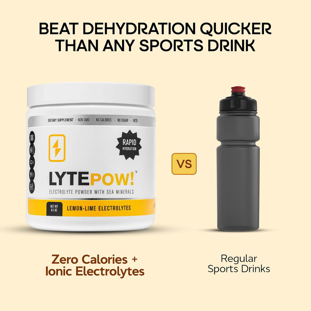 Lemon-lime flavour electrolyte drink mix