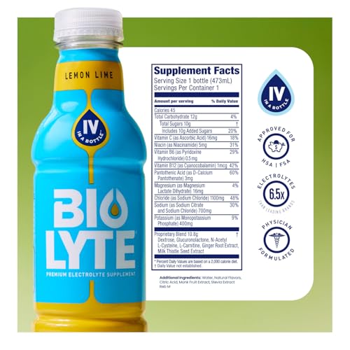lemon lime flavour electrolyte drink