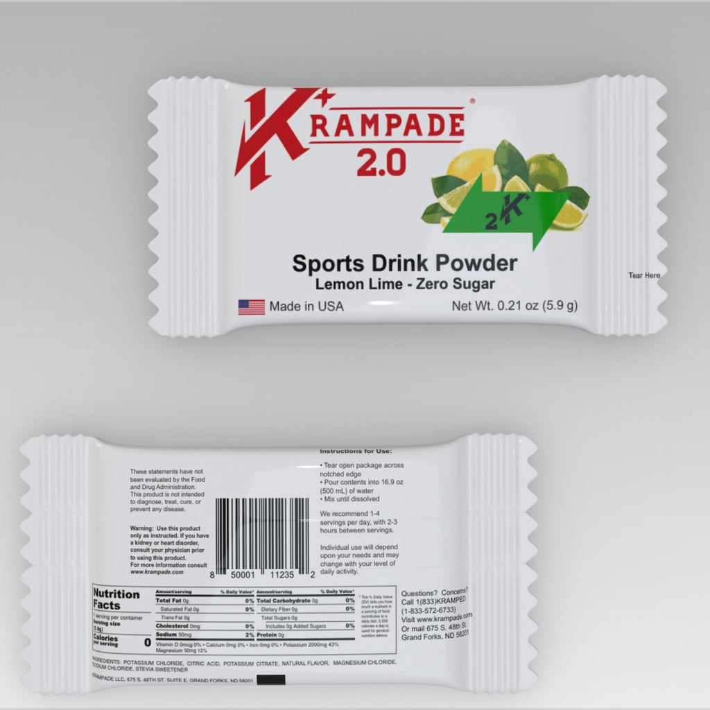 lemon-lime flavour electrolyte mix