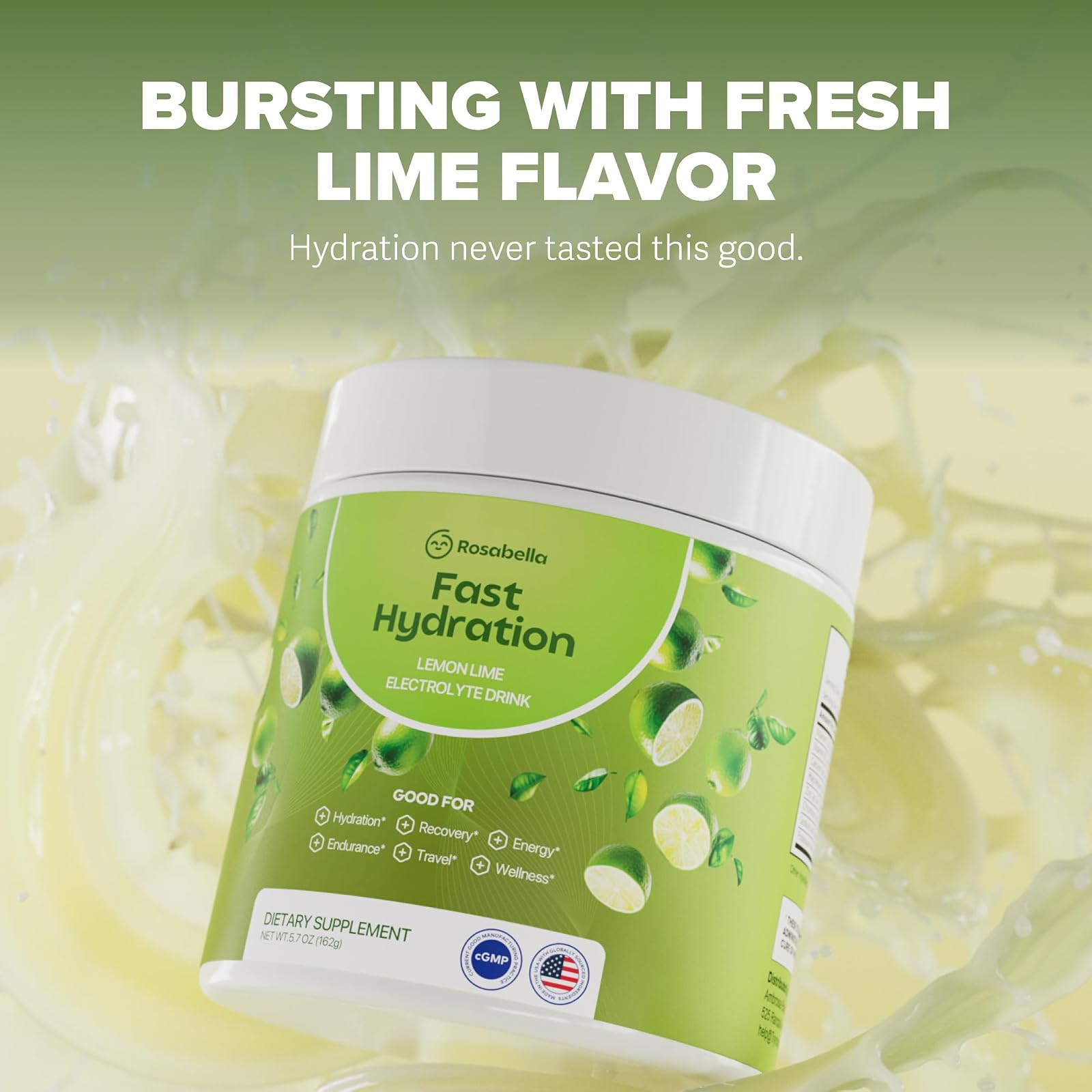 lemon lime flavour electrolyte powder mix
