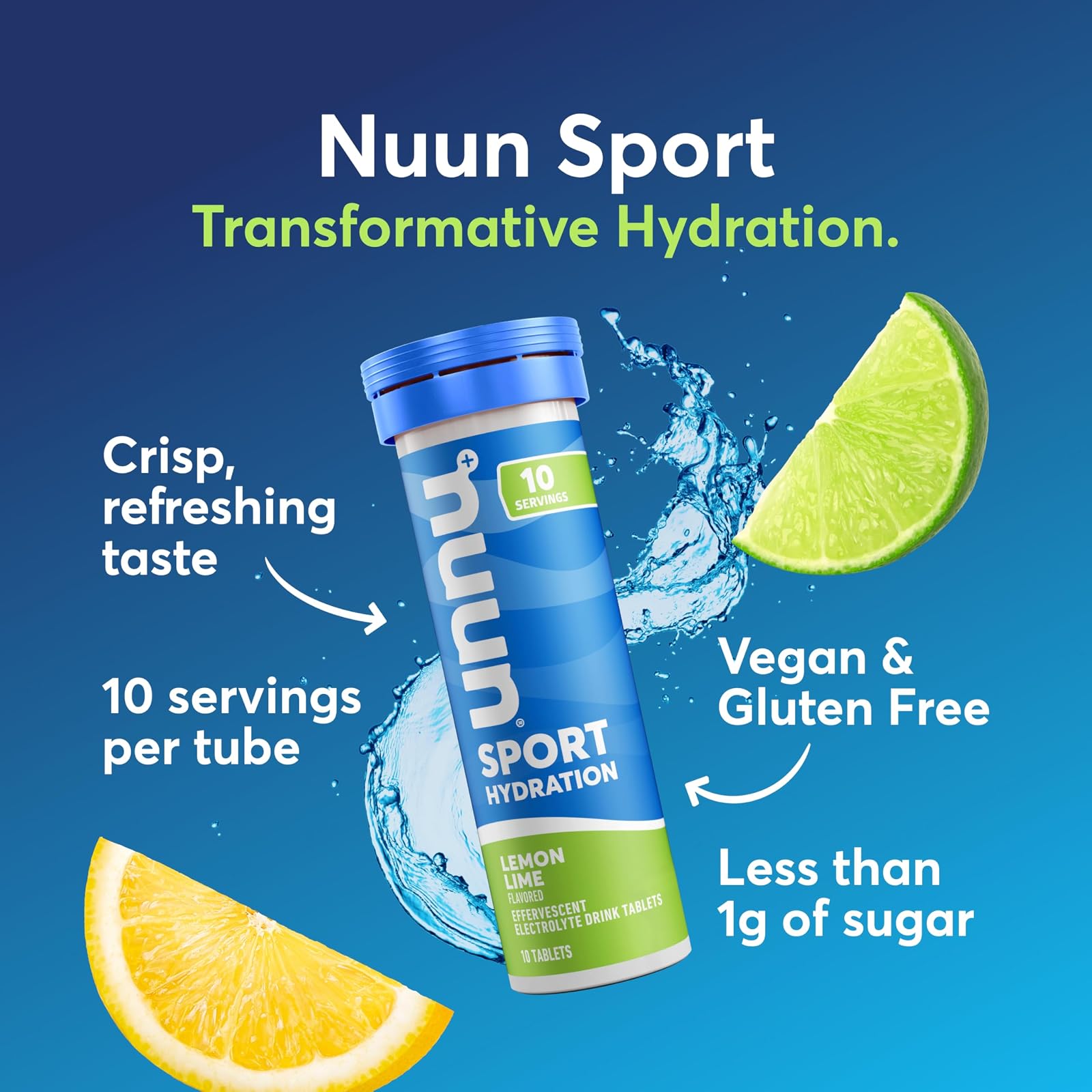 Lemon lime flavour electrolyte tablets