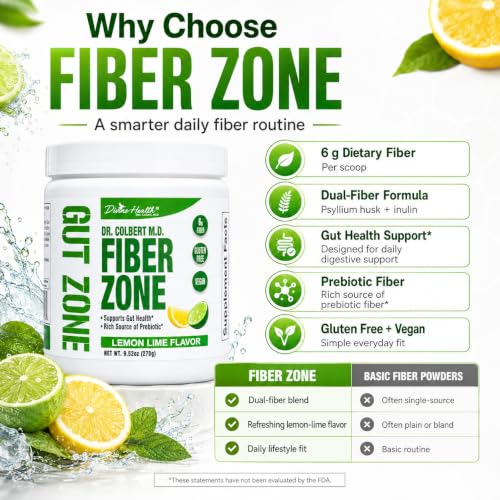 Lemon-lime flavour psyllium powder